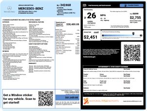 Windows Sticker Lookup - Get Original Window Sticker by VIN